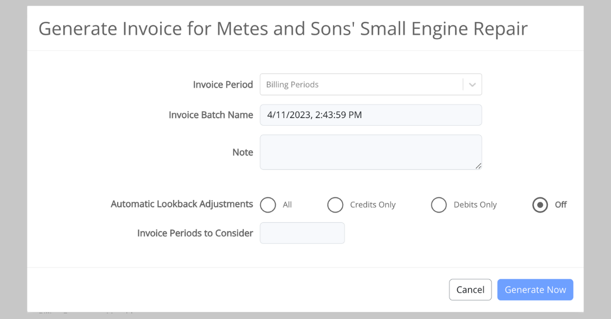 New Feature for Invoicing Customers: Automatic Lookback Adjustments ...