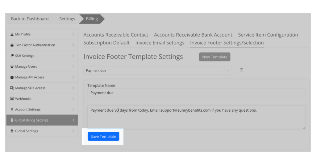 New Feature for Invoicing Customers: Footer Templates | TPA Stream