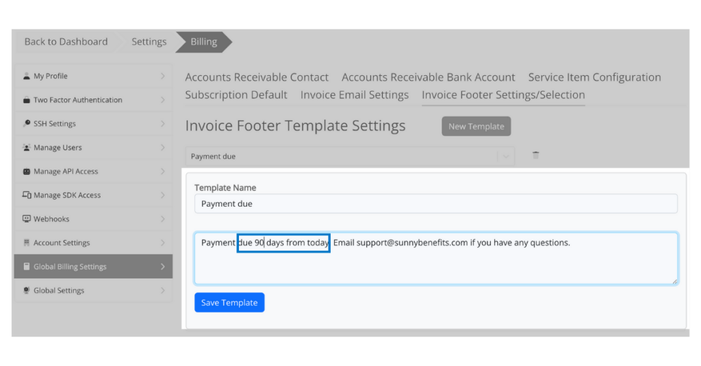 New Feature for Invoicing Customers: Footer Templates | TPA Stream