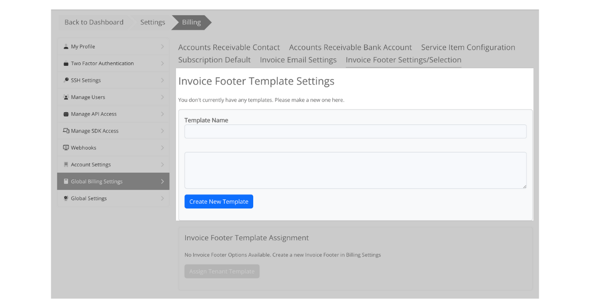 New Feature for Invoicing Customers: Footer Templates | TPA Stream